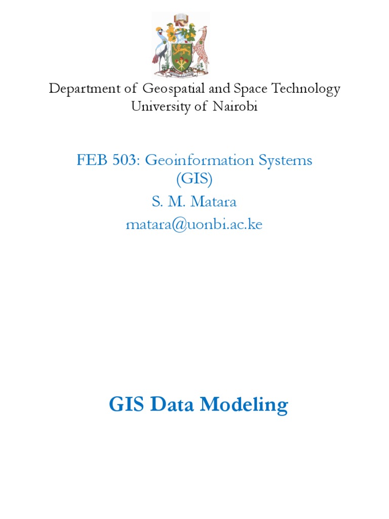 03 Data Modeling | PDF | Geographic Information System | Spatial Analysis