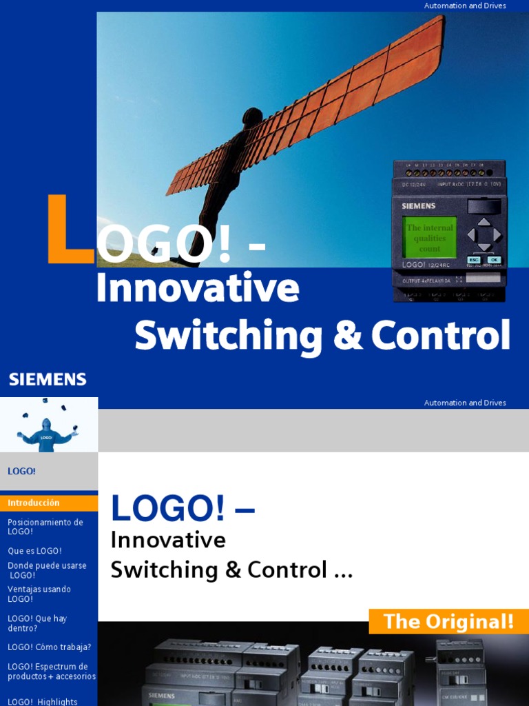 PLC Logo | PDF | Controlador lógico programable | Relé