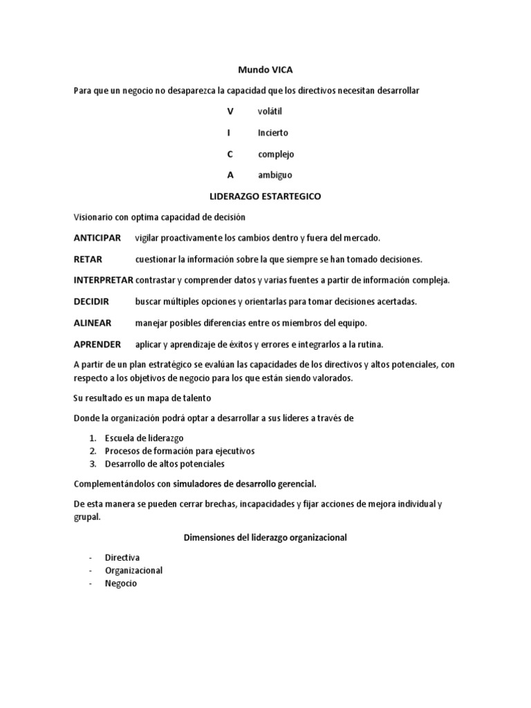 Mundo Vica | PDF | Liderazgo | Aprendizaje