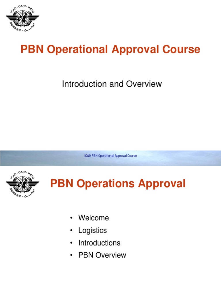 PBN Operational Approval Course: Introduction and Overview | PDF ...