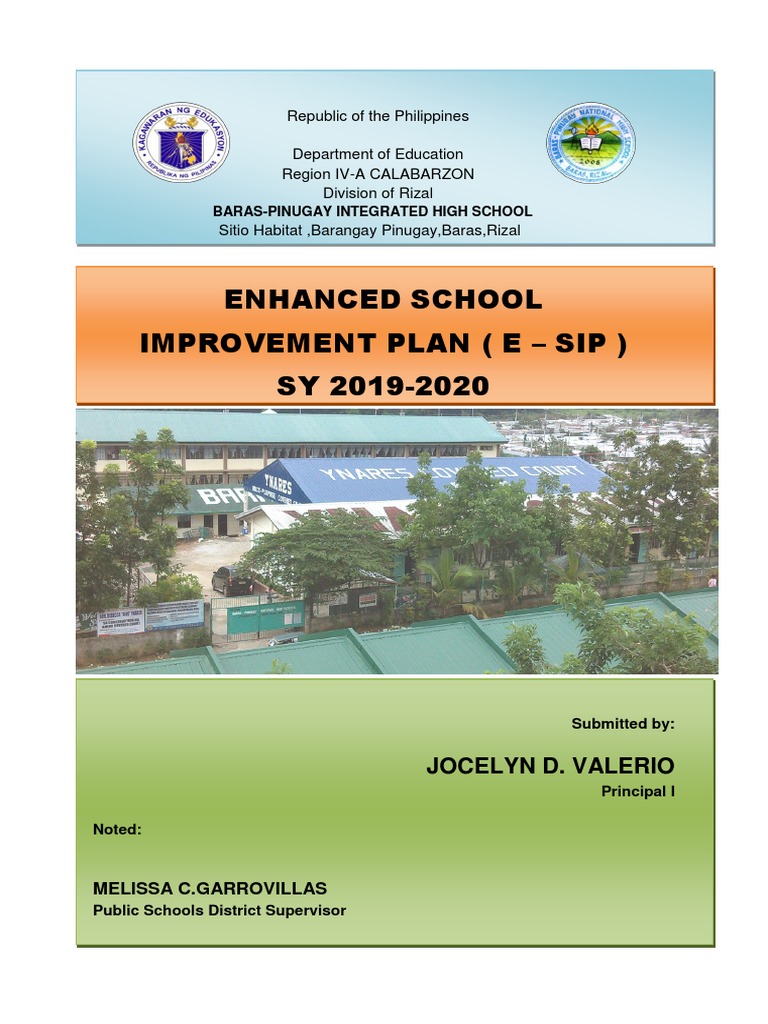 SHS SIP Projects | PDF | Goal | Teachers