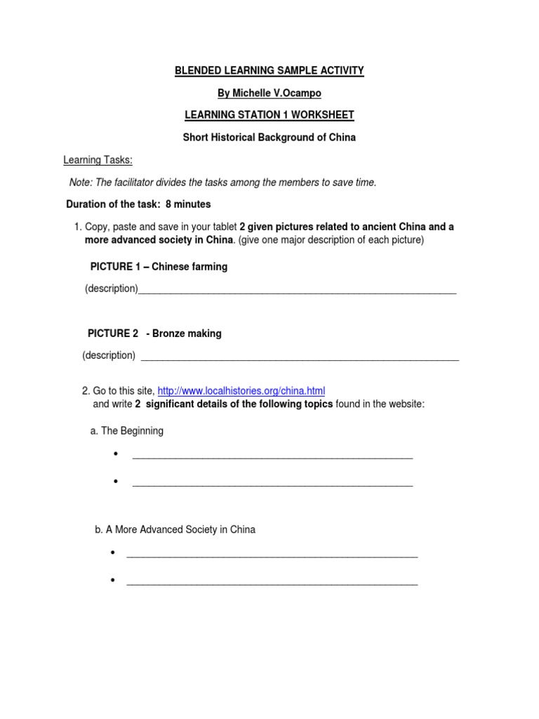 Blended Learning: China Exploration | PDF | China | World Politics