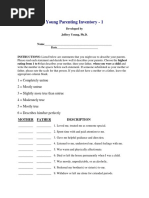 Schema Mode Inventory Instructions | PDF | Anger | Psychological Concepts