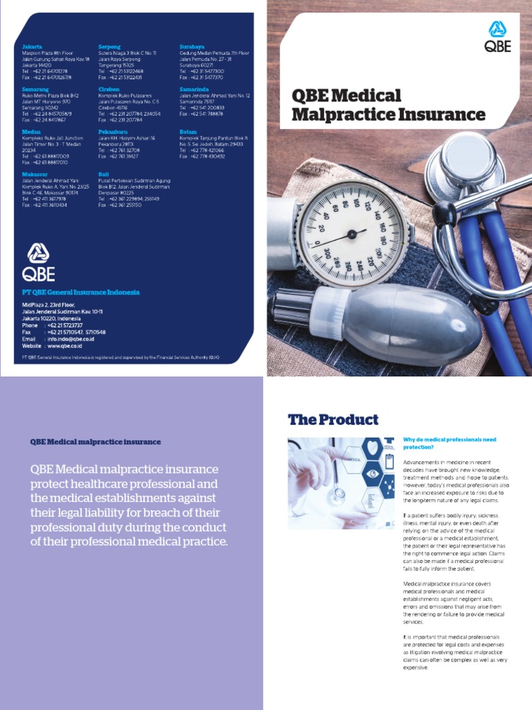 QBE Medical Malpractice Insurance Guide | PDF | Professional Liability ...