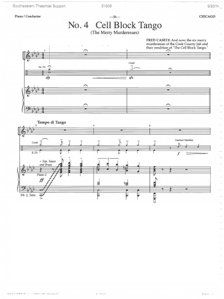 Cell Block Tango | PDF