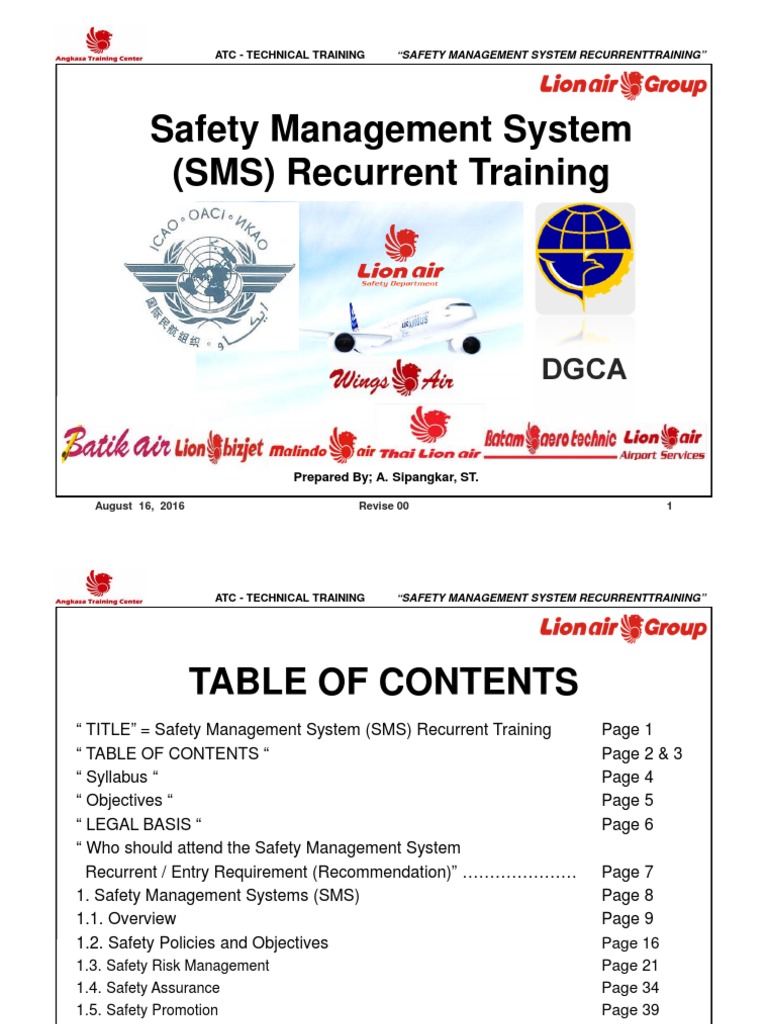 SMS Recurrent Training for ATC | PDF | Risk Management | Prevention