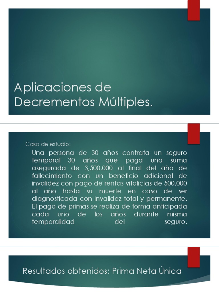 Aplicaciones de Decrementos Múltiples | PDF