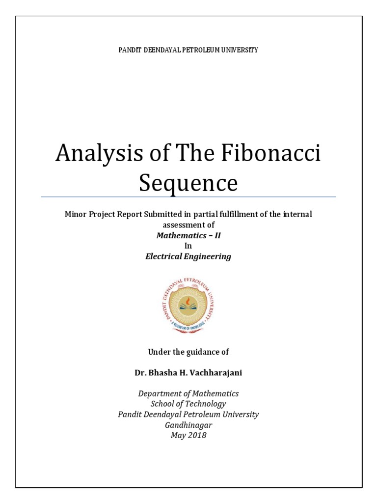 Fibonacci Sequence Analysis in Nature | PDF | Recurrence Relation ...