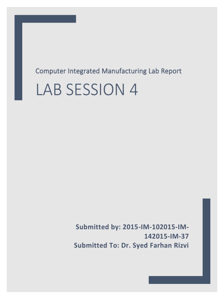 CIM Lab Session 4 | PDF | Gyroscope | Programmable Logic Controller