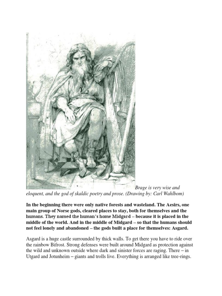 Brage Is Very Wise and Eloquent, and The God of Skaldic Poetry and ...