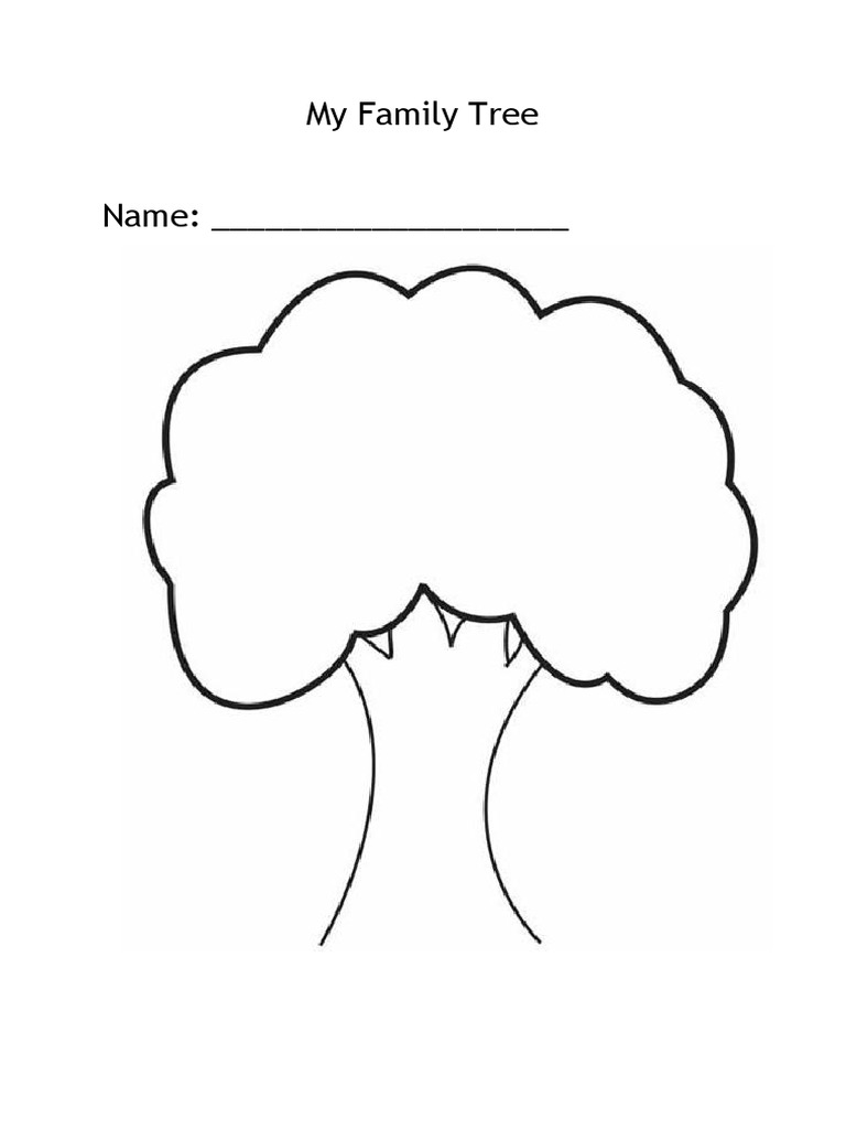 Lesson 1family Tree Cut and Paste | PDF