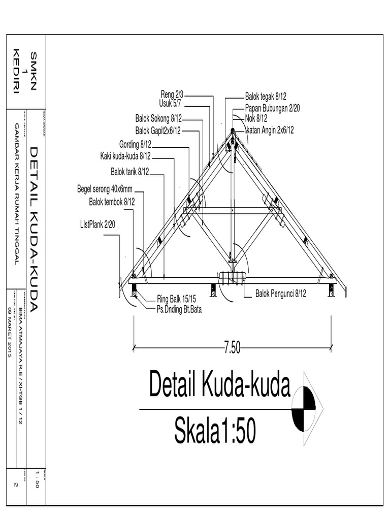 Detail Kuda-Kuda PDF | PDF