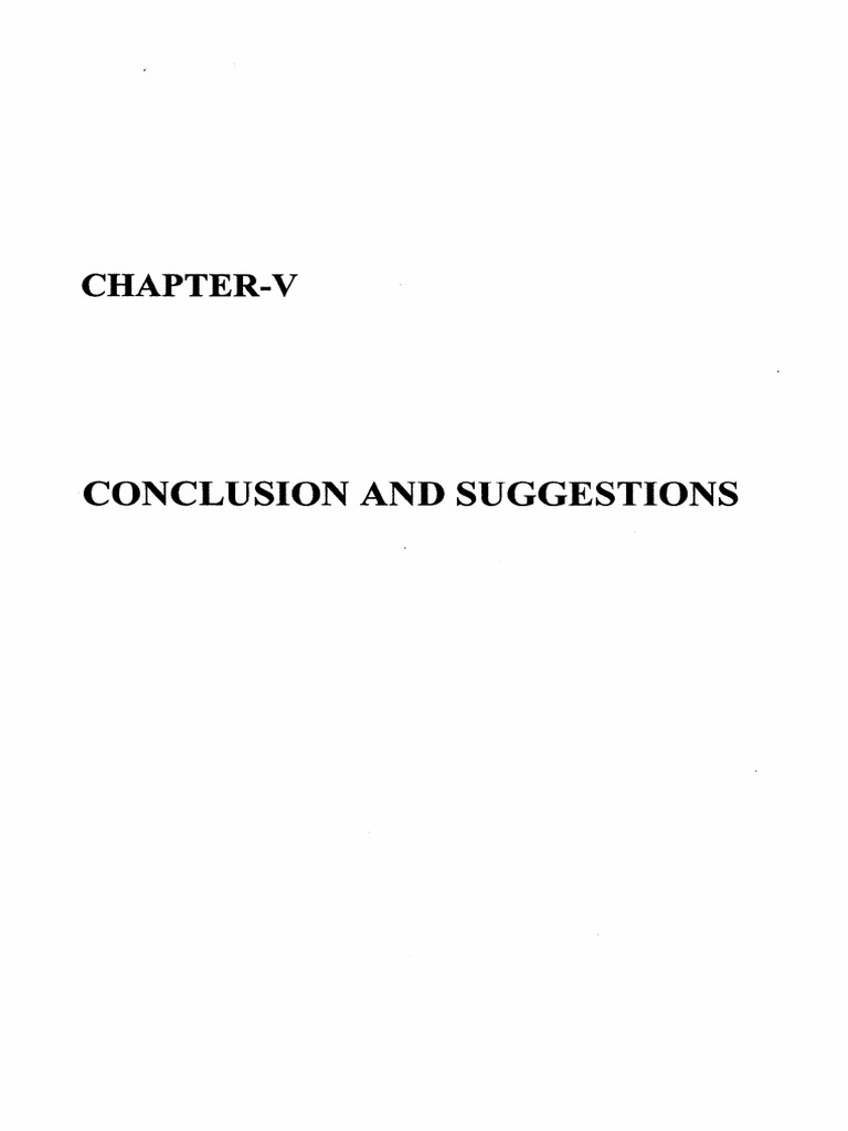 Conclusion and Suggestions For Consumer Rights | PDF | Good Governance ...