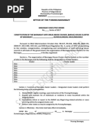 Barangay Resolution on Road Clearing | PDF | Philippines | Justice