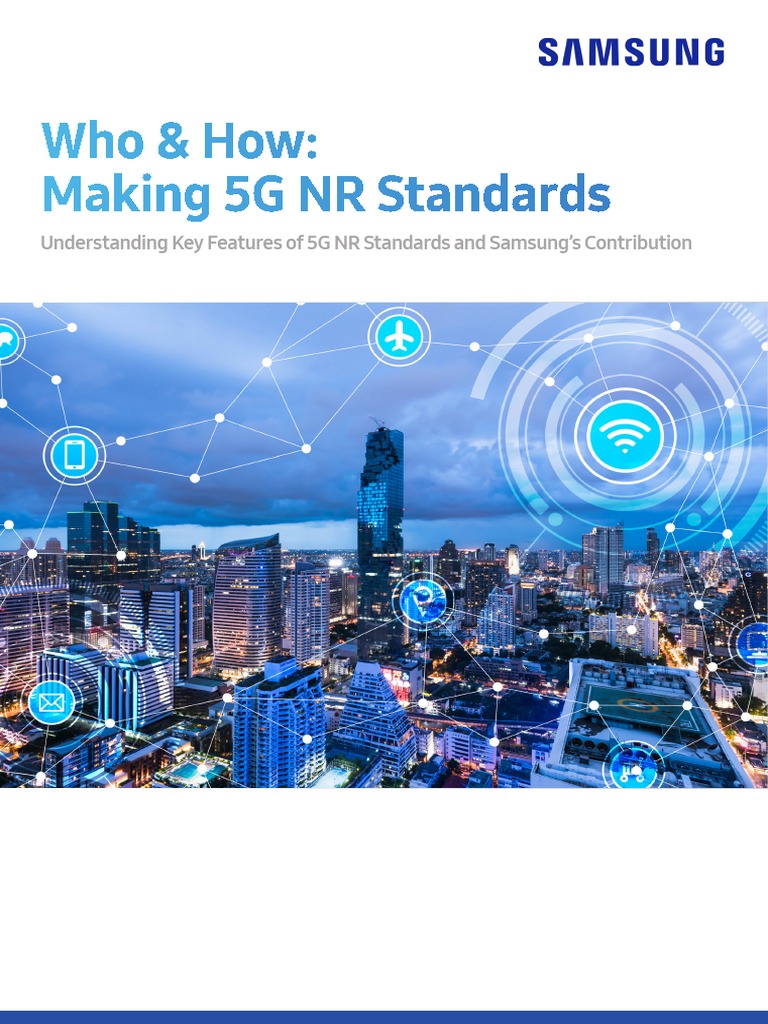 Who & How: Making 5G NR Standards | PDF | 4 G | 3 Gpp