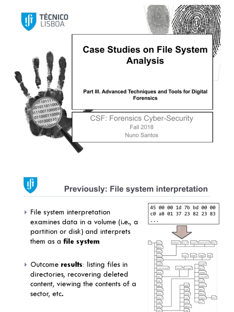 Case Studies On File System Analysis | PDF | File System | Filename