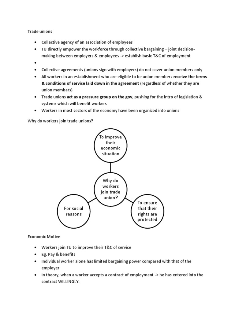 Understanding Trade Unions and Their Impact | PDF | Trade Union ...