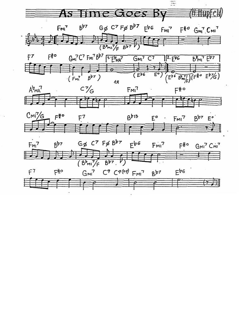 As Time Goes by | PDF