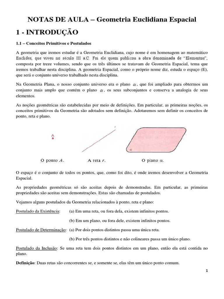 Geometria Euclidiana Espacial | PDF | Polígono | Geometria Euclidiana