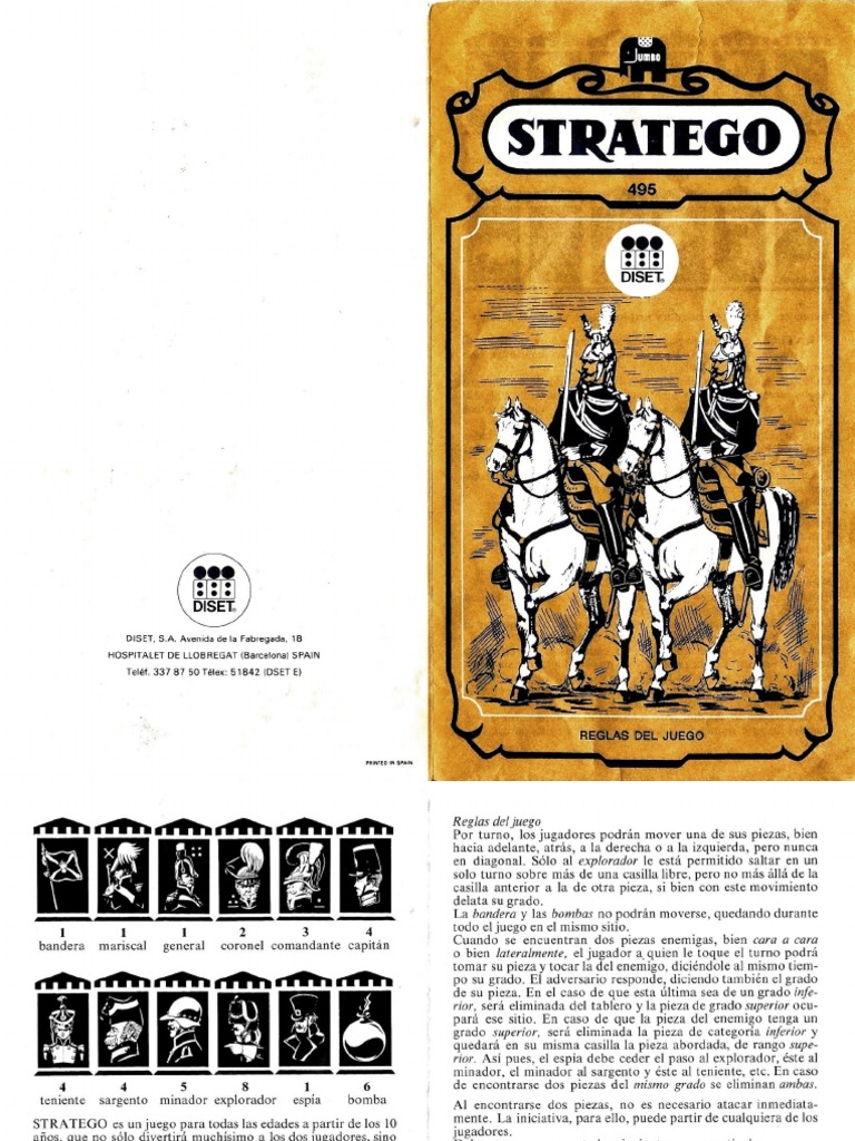 Manual Stratego Edición Jumbo | Descargar gratis PDF | Juegos de estrategia abstractos | Ajedrez