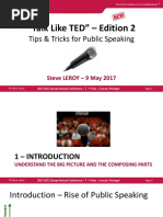Talk Like TED PDF | PDF | Storytelling | Narrative