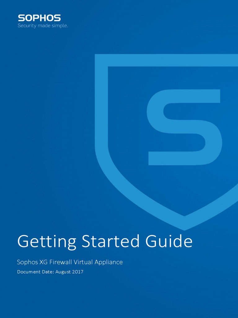 Sophos Firewall Virtual Appliance Getting Started Guide | PDF | Areas ...