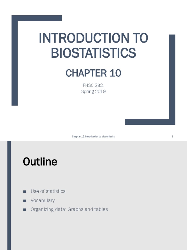 Introduction To Biostatistics | PDF | Biostatistics | Statistics