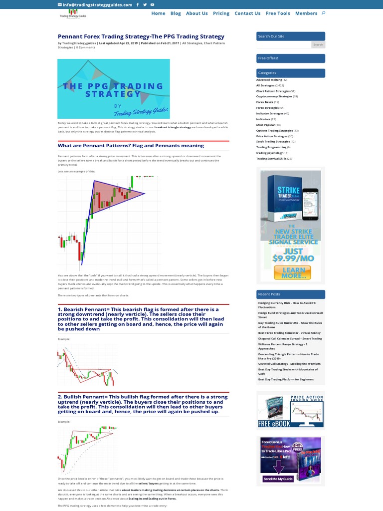Pennant Forex Trading Strategy The PPG Trading Strategy | PDF | Market ...