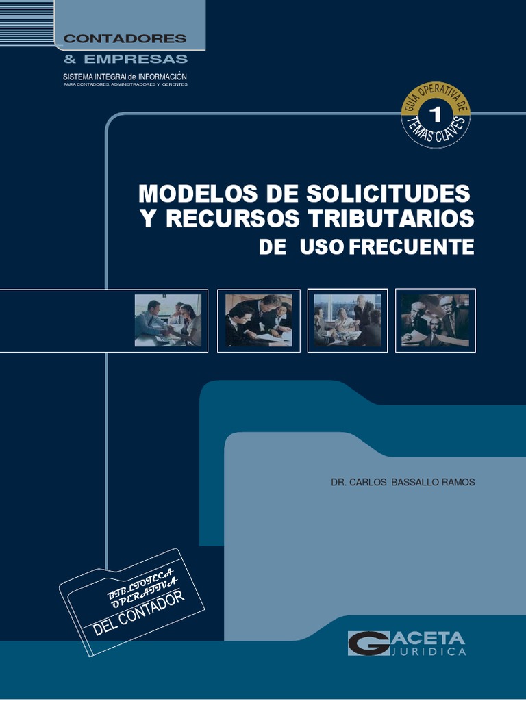 Modelos de Solicitudes y Recursos Tributarios | PDF | Impuesto sobre la renta | Impuestos