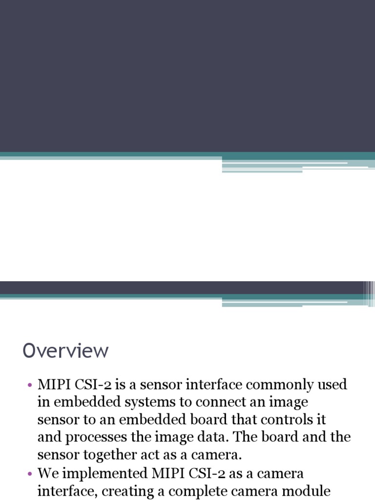 Mipi Csi2 | PDF | Network Packet | Error Detection And Correction