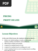 Mark Up, Selling Price and Cost | PDF | Gross Margin | Financial Accounting