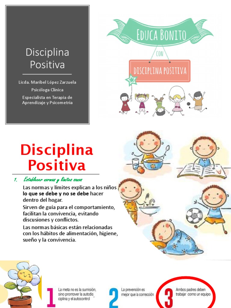 Disciplina Positiva - Pautas | PDF | Disciplinas | Comportamiento