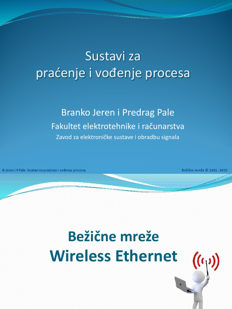 Sustavi Za Praćenje I Vođenje Procesa: Branko Jeren I Predrag Pale | PDF