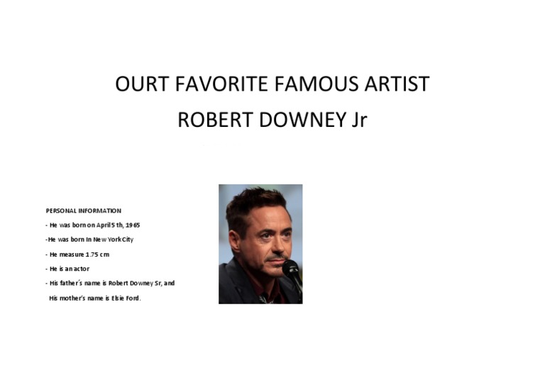 Ourt Favorite Famous Artist | PDF | Language Arts & Discipline | Art