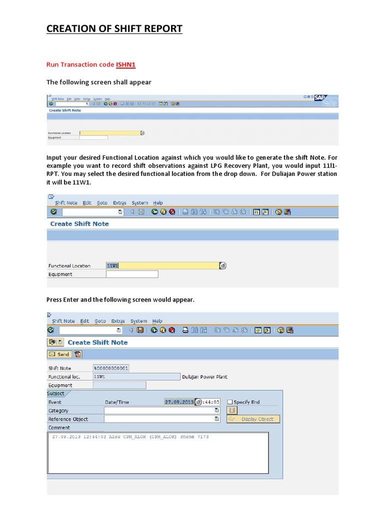 Generating and Reviewing Shift Reports: A Step-by-Step Guide | PDF