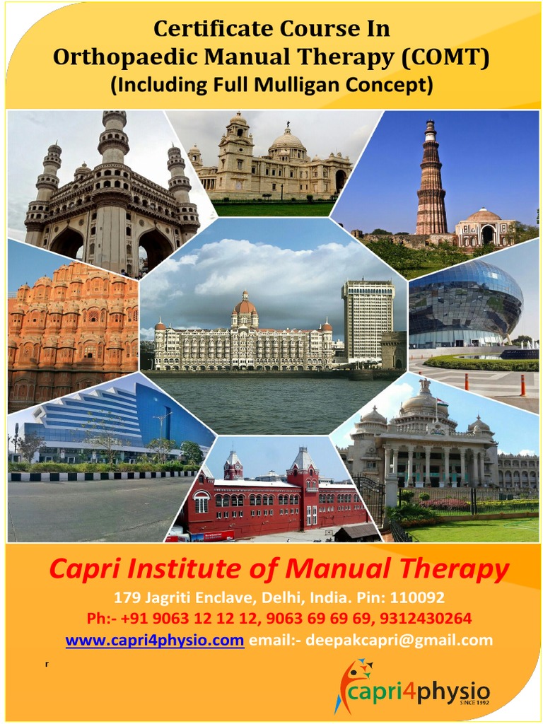 Orthopaedic Manual Therapy Course | PDF | Physical Therapy | Banks