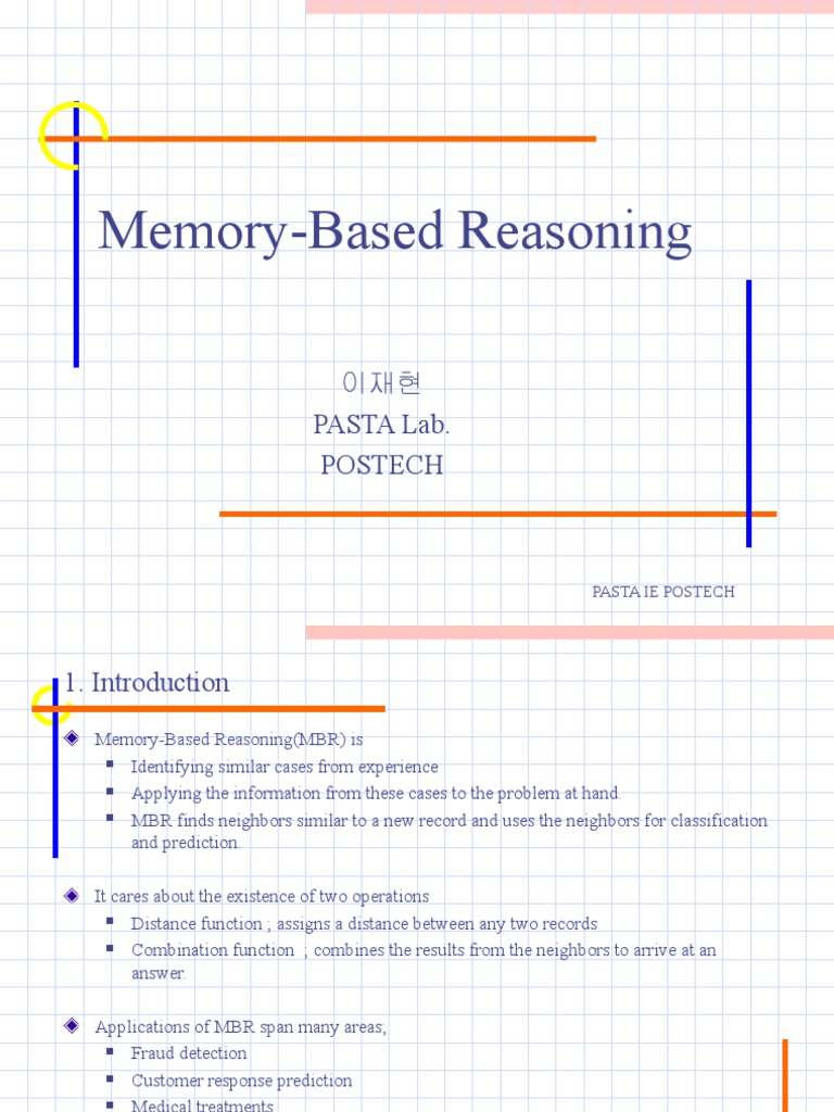 Memory Based Reasoning | PDF | Applied Mathematics | Cognitive Science