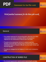 Method Statement For Piling Works PDF | PDF | Deep Foundation | Surveying