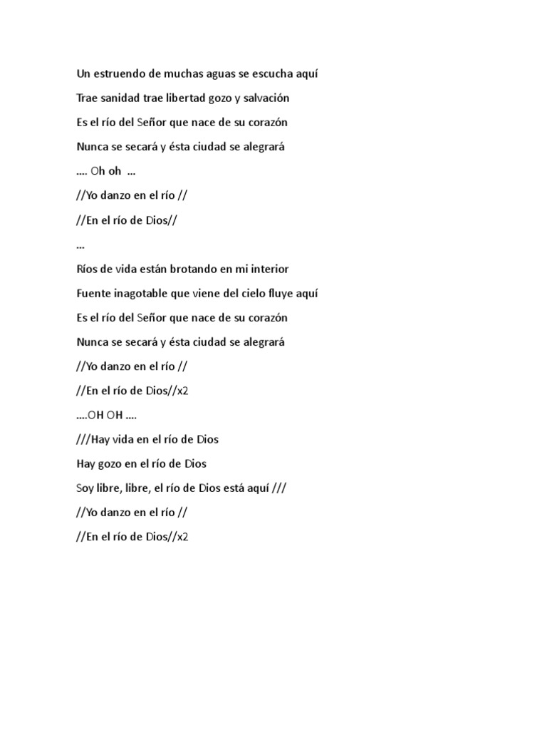 Yo Danzo en El Rio | PDF | Religión y creencia