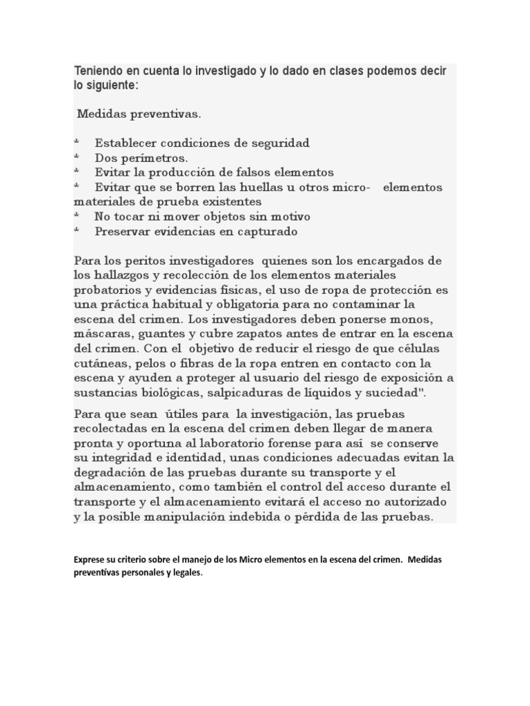 Elementos Materiales Probatorios | PDF | Testigo experto | Evidencia (ley)