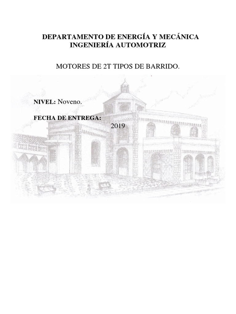 Tipos de Barrido en Motor de 2T | PDF | Pistón | Propulsión