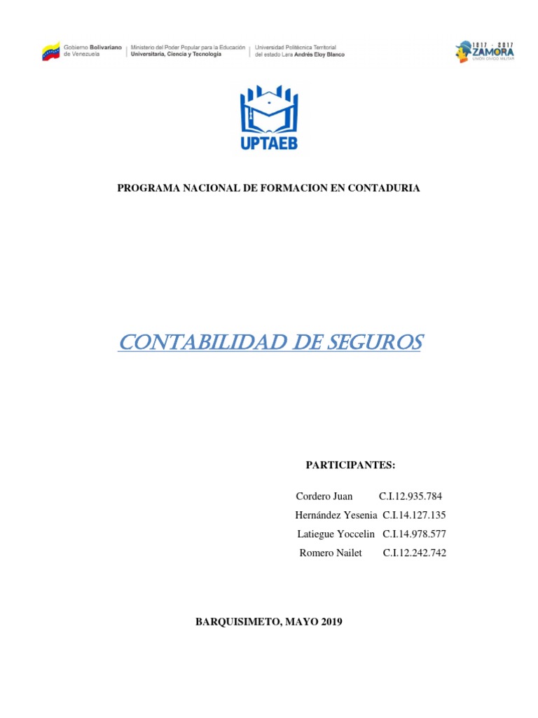 Contabilidad Seguros PDF | PDF | Contabilidad | Reaseguro