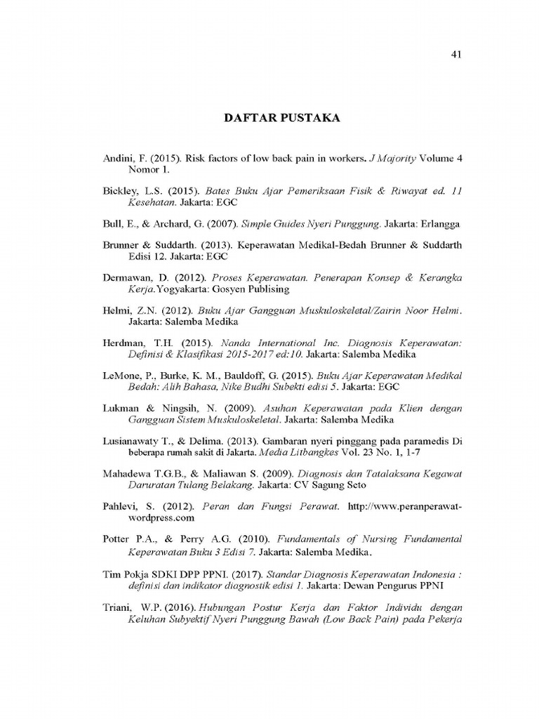 Daftar Pustaka Sdki | PDF