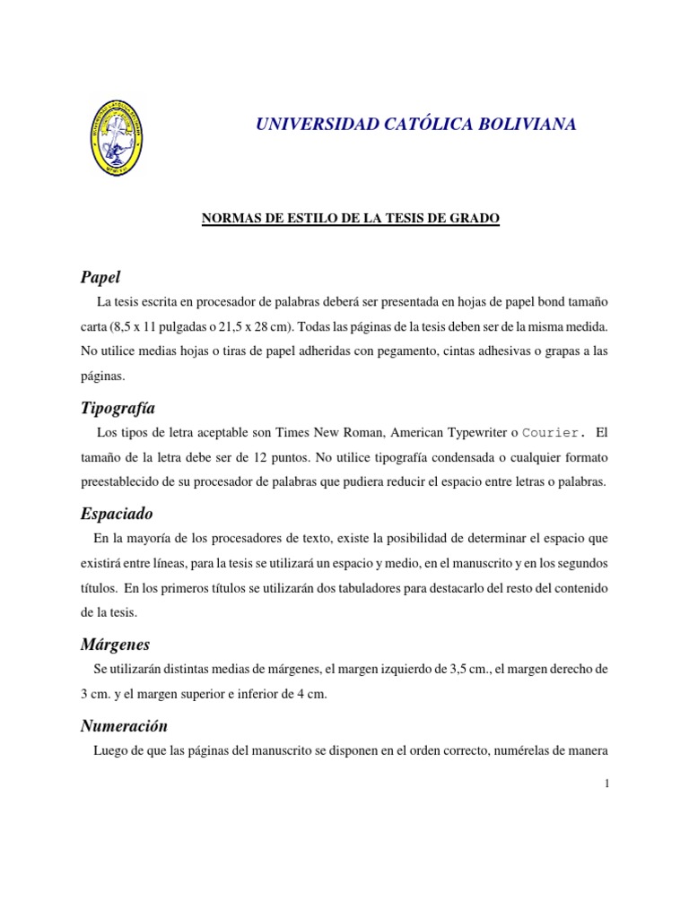 Formato de Tesis de Licenciatura | PDF | Soporte | Decimal