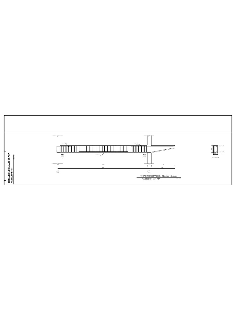 Detalle Viga Principal | PDF