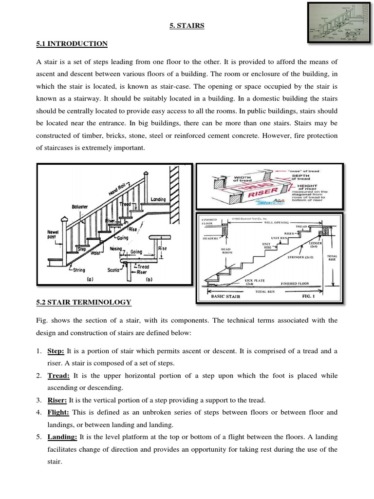 Stair Notes 2018.PDF-1 | PDF | Stairs | Garden Features