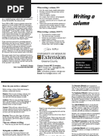 Column Writing Tips | PDF | Journalism | News