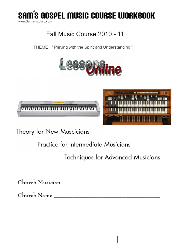 Sam's Gospel Music Course Workbook | PDF | Art