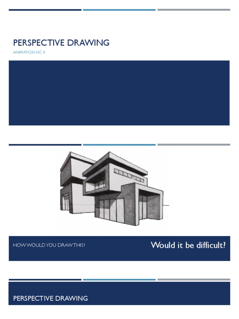 Perspective Drawing: Animation NC Ii | PDF | Perspective (Graphical ...