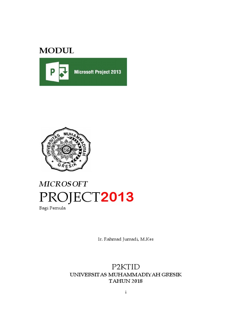 Modul-MS Project 2013 - Fix | PDF
